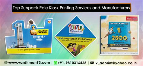 Top Sunpack Pole Kiosk Printing Services And Manufacturers