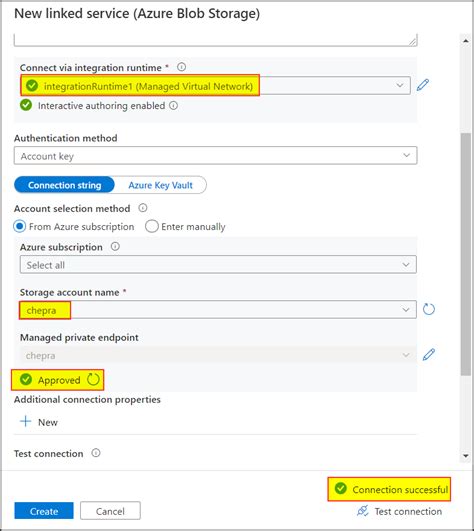 Creating Linked Service In Azure Data Factory To Connect Azure Storage