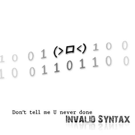 Invalid Syntax Bangkok