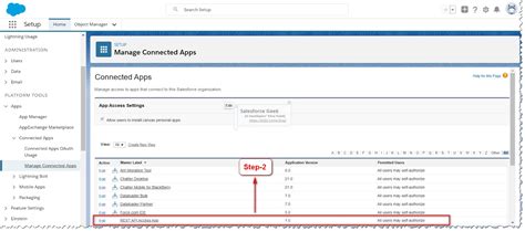 Salesforce Rest Api How To Configure Salesforce Connected Apps For