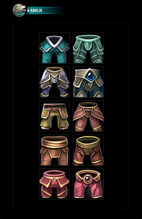 Rpg Armor Icons 02 Rpg Mobile Art Game Art