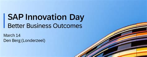 Sap Innovation Day Sap Belgie News Center