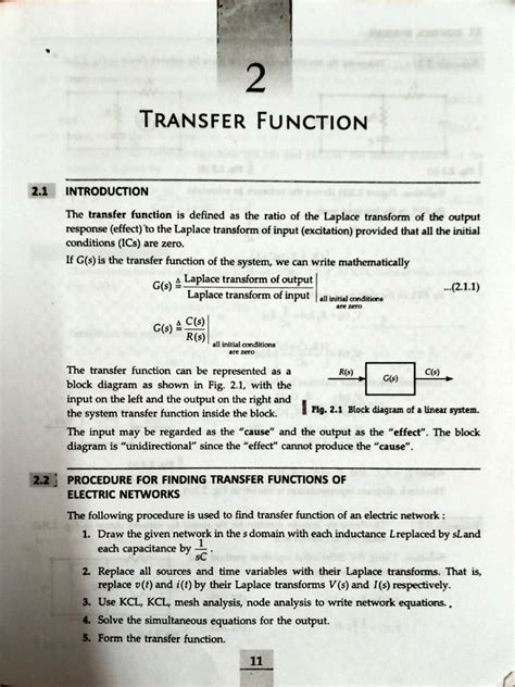 Transfer Function Pdf Laplace Transform Computer Engineering