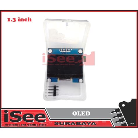 jual lcd oled 1 3 inch white i2c module 128x32 1 3 lcd for arduino esp