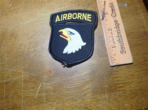 U S Army Airborne 101st Sceaming Eagle Dday Ccc Ccn Recon Patch Bx A 45