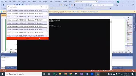 abeeha adnan on linkedin internship networksecurity python tkinter