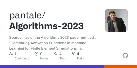 Github Pantale Algorithms 2023 Source Files Of The Algorithms 2023 Paper Entitled