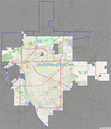 Interstate Map Of Tulsa