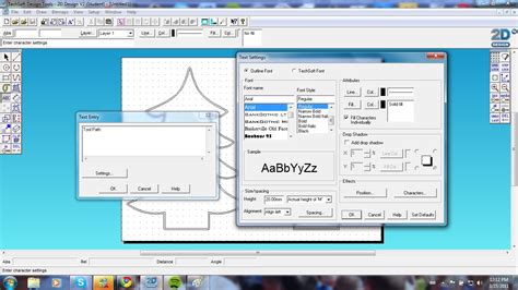 CAD Progression Making Curved Lines Using Contour Lines And Using Text In D Design