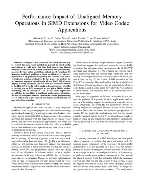 pdf performance analysis of cell broadband engine for high memory