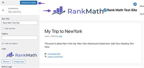How To Change The Logo In WordPress Step By Step Tutorial Rank Math