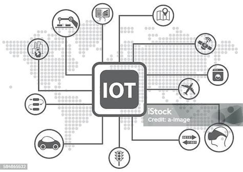 Iot 인포 그래픽 연결된 장치에 대한 벡터 그림 0명에 대한 스톡 벡터 아트 및 기타 이미지 0명 기업 재무와 산업 데이터 Istock