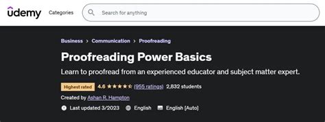 15 Free Proofreading Courses Certification 2023 Outandbeyond