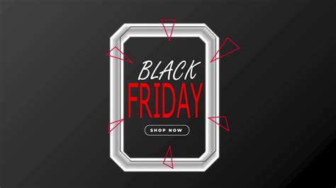 Elegante Preto Sexta Feira Fundo 2d Desenho Animado Animação 44270123