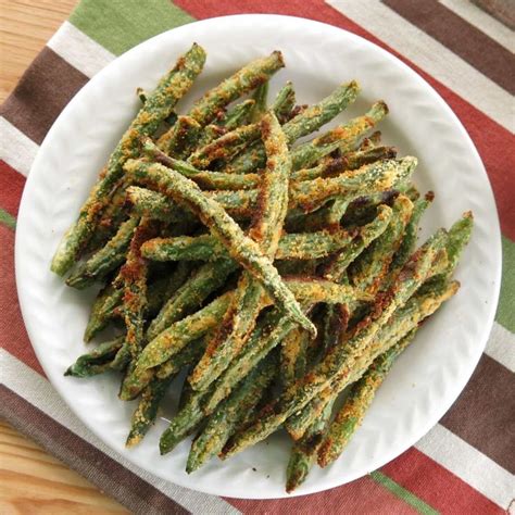 Dinner Baked Green Bean Fries Green Beans Fried