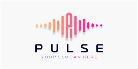 문자 P는 음파 로고 디자인과 결합되었습니다 현대적인 사운드 이퀄라이저 전파 아이콘 음악 주파수 음악 앱용 추상 디지털 이퀄라이저 벡터 일러스트레이션 로고에 대한 스톡 벡터