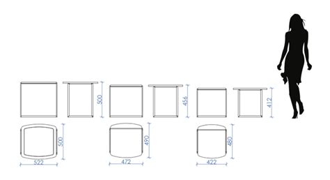 LAURA TRIPLE NESTING TABLE Stella Furniture