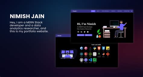 GitHub Nimishjn Portfolio Portfolio Website To Host My Skills Projects Research Profiles
