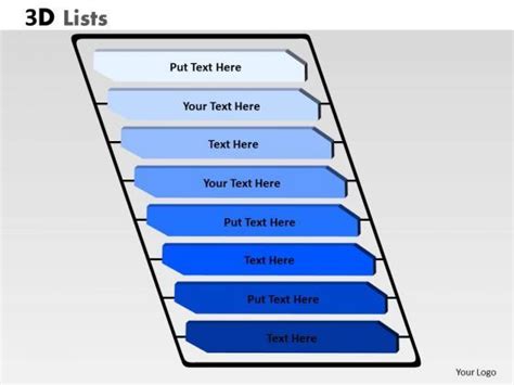PowerPoint Process Success Bulleted List Ppt Slides