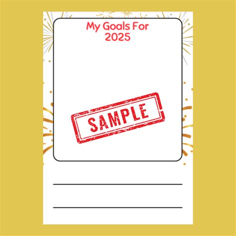 Mash Healthy Eating Goals For 2025 Worksheet