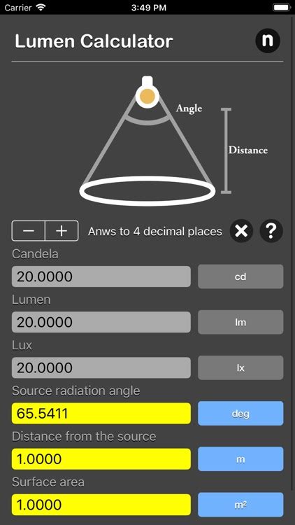 Lumen Calculator By Nitrio