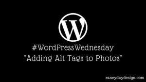 WordPress Wednesday Tip Adding Alt Tags To Images RDD