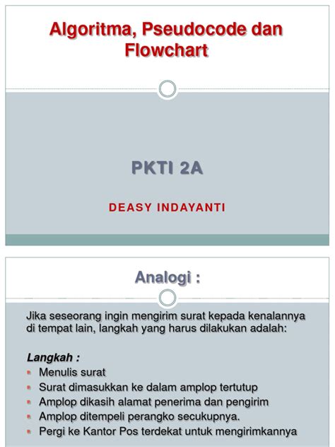 Pengenalan Algoritma Dan Flowchart Pdf Metode And Bahan Ajar Komputer
