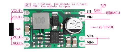 Programmed Module 48vdc To 24 Volt Dc Power Supply 36v To 24v Dc Power Supply Circuit Board