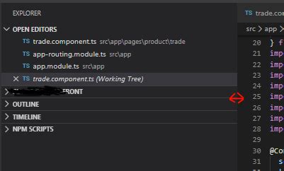 Visual Studio Code How To Resize Sections In The Vscode Sidebar Stack Overflow