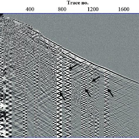 A 2d Vsp Field Data Set Acquired With The Das System Download Scientific Diagram