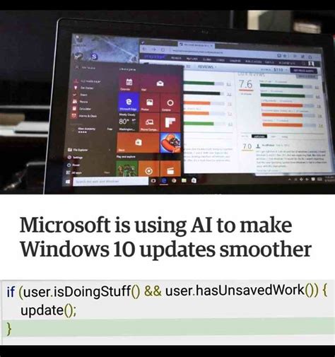 microsoft is using ai to make windows 10 updates smoother