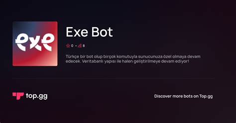 Add Exe Bot Discord Bot The 1 Discord Bot And Discord App List