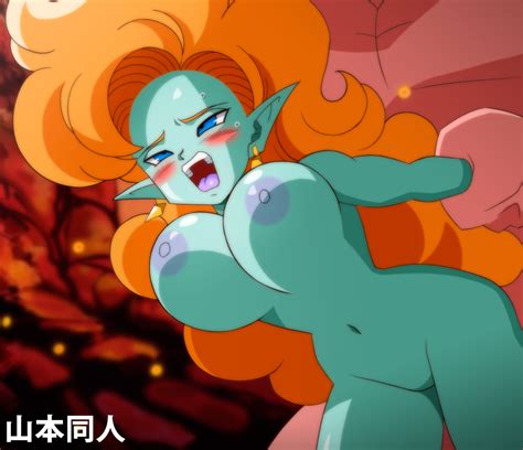 Yamamoto Doujin Kuririn Zangya Dragon Ball Arm Grab Highres 1boy