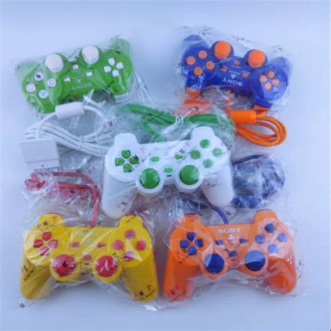 Jual Stick Ps 2 Tw Warna Stick Ps2 Kabel Shopee Indonesia