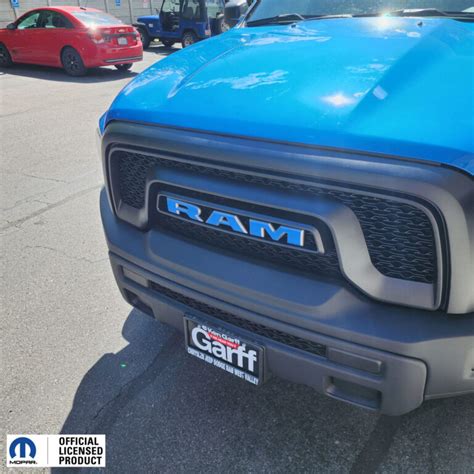 2019 2024 Ram 1500 Warlock Ram Grille Emblem Overlay Decal Rocky