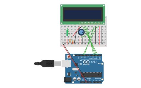 Circuit Design Lcd Tinkercad