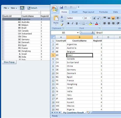 Zeeshan Baigs Blog Exporting Table To Excel In Oracle Adf