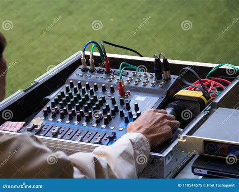 Sound Mixer Control Panel Buttons Equipment For Sound Mixer Control Sound Mixer Control For