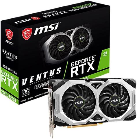 MSI Ventus GeForce RTX 2060 SUPER 8GB GDDR6 PCI Express 3.0 x16 Video ...