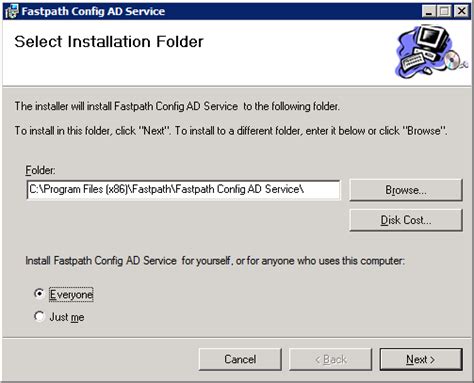 implementing fastpath s config ad installing the service azurecurve