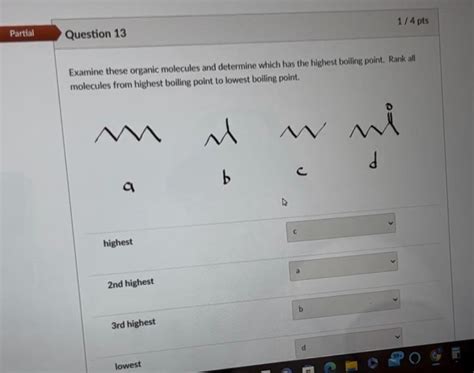 Solved Examine These Organic Molecules And Determine Which Chegg