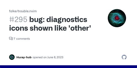 bug diagnostics icons shown like other · issue 295 · folke trouble
