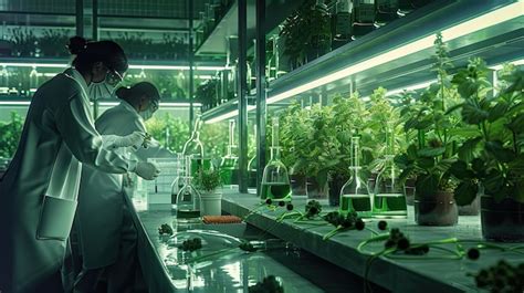 Biotechnology And Genetic Modification Generative Ai Premium Ai Generated Image