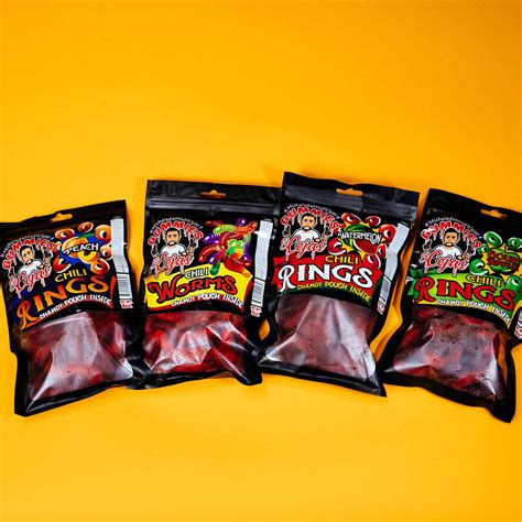 El Cejas Chili Gummies With Chamoy 4 Pack El Cejas Micheladas