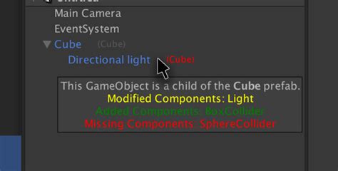 uprefabs nested prefabs prefabの変更点をコンポーネント単位で元に戻せる「revert」拡張エディタ
