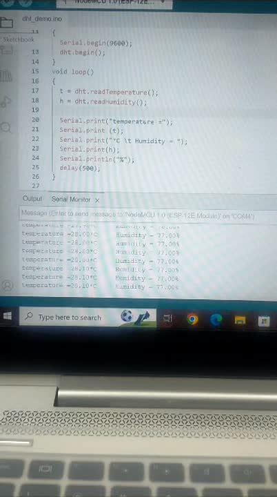 truptali aundhkar on linkedin dht nodemcu iot intern arduino