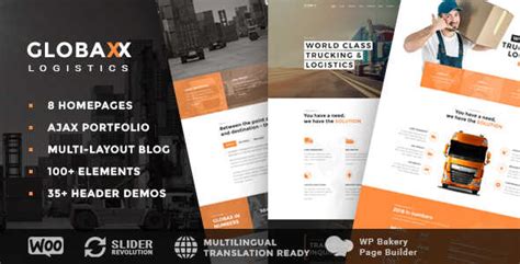 globax theme gpl v4 4 logistics wordpress woocommerce theme vprozone