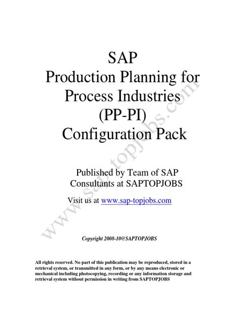 Pdf Production Planning For Process Industries Ecc6 0 Ver1 Dokumen Tips