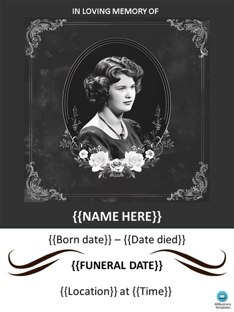 Obituary Outline Template Templates At