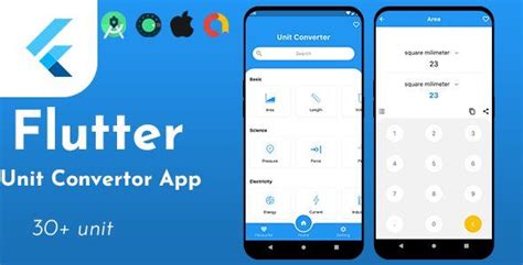 unit converter flutter full application with admob ready to publish
